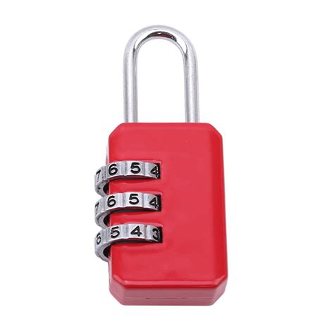 【new】 3 Digit Number Combination Pad Lock Padlock Outdoor Waterproof