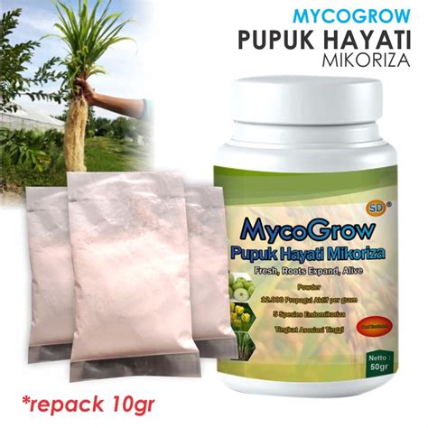 Jual Pupuk Hayati MycoGrow Powder Pupuk Jamur Mikoriza Repack Original