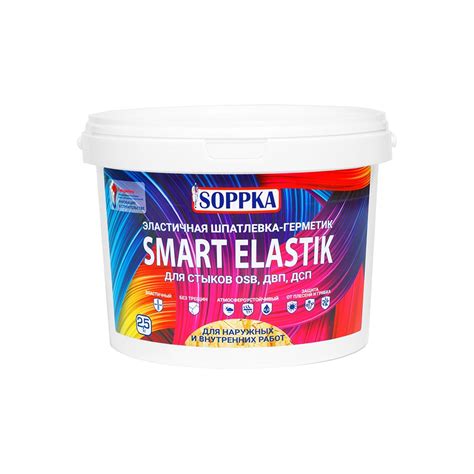 Строительный герметик для плит OSB SOPPKA SMART ELASTIK 2,5 кг СОП-Шов2 ...