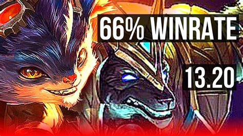 RUMBLE Vs NASUS TOP 6 0 3 66 Winrate Dominating KR Diamond
