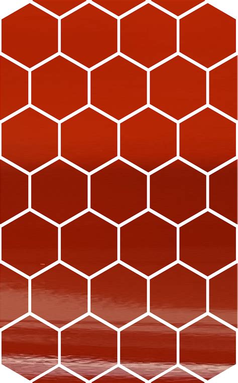 Large Reflective 1 Hexagon Set Bright Knight Reflective