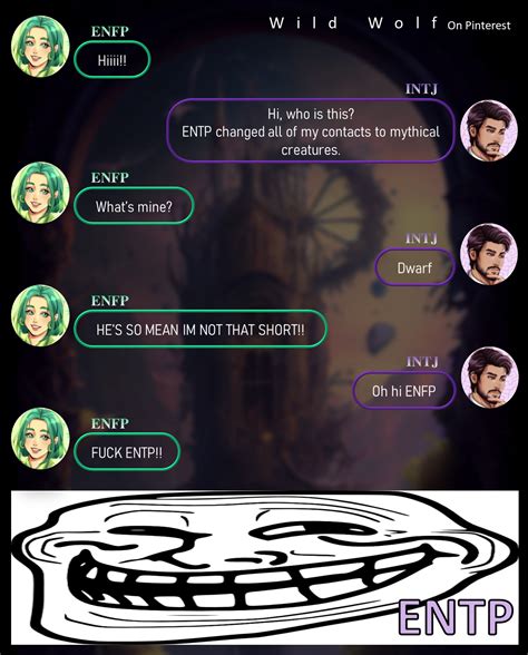 Enfp X Intj Texting Meme Mbti Mbti Personality Intj