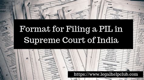 How To File A Pil In Supreme Court Of India Online Legal Help Club