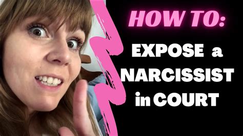 How To EXPOSE a NARCISSIST in COURT! - YouTube