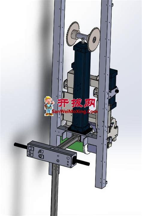 3307 上升下降机构 Solidworks 2018 模型图纸下载 懒石网