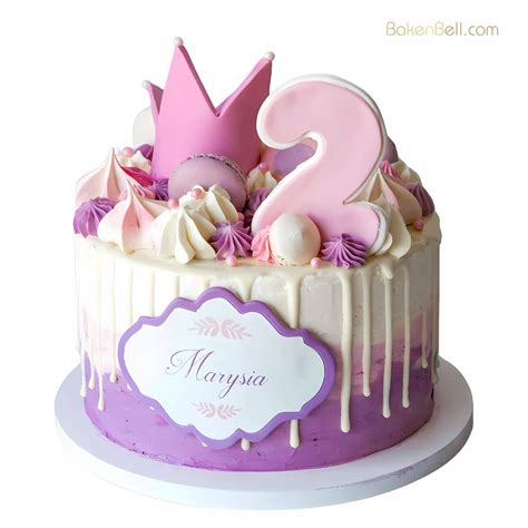 Macaron Princess Crown Cake Bake N Bell