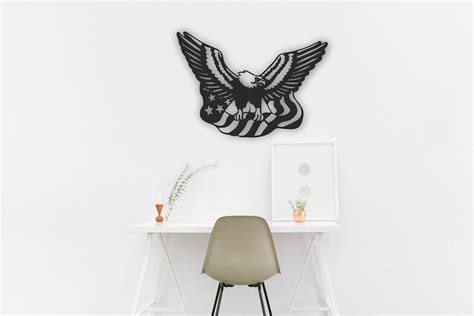 American Flag Wall Decor Eagle Wall Decor Metal Wall Decor Metal Wall