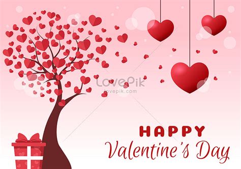 해피 발렌타인 데이 일러스트 일러스트 무료 다운로드 Lovepik