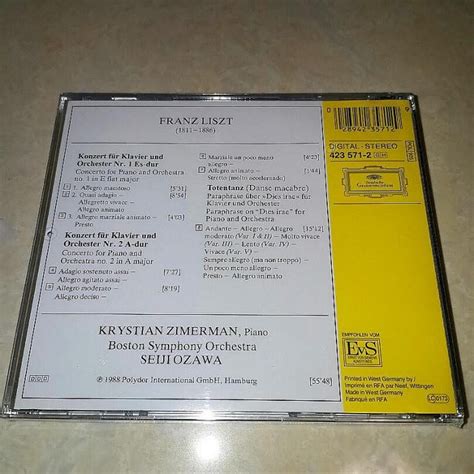 【全新】四星帶花發燒古典 李斯特第12鋼琴協奏曲死之舞小澤征爾 Cd 密封包裝 Xh【物鳴家居生活】 Yahoo奇摩拍賣