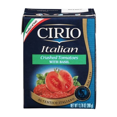 Cirio Italian Crushed Tomatoes With Basil From Harris Teeter Instacart