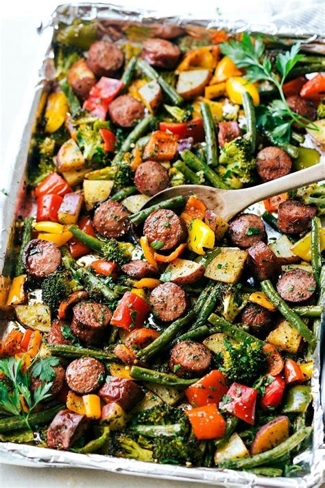 Sheet Pan Sausage And Veggies Artofit