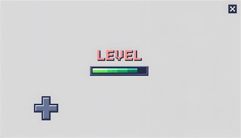 Pixel Game Menu Resources Level Live Bars And Buttons Game Interface