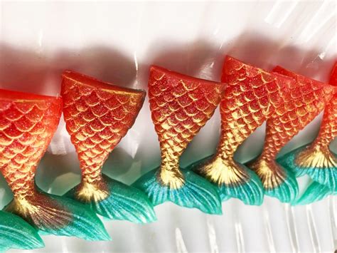 Mermaid Tail Soap 10 Tails Mermaid Party Favor Mermaid Etsy