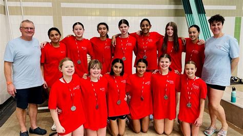 Water Polo U14s London Sharks Girls Team Win Silver