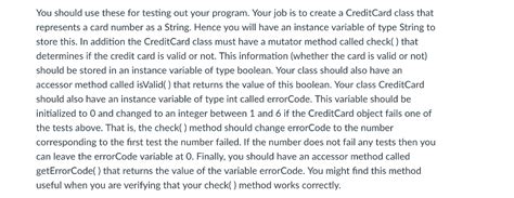 solved credit card companies use built in checksums as