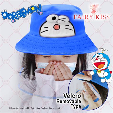 K3009 52 Doreamon Bl With Velcro Blue Shield Sutu Warehouse