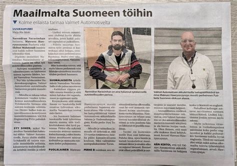 Narendran Narasimhan Dtm Ipma® D On Linkedin Valmetautomotive