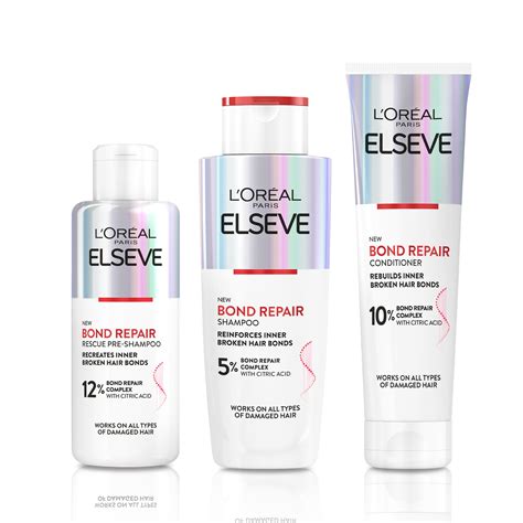 Комплект Loreal Paris Elseve Bond Repair за усъвършенствана грижа за увредена коса Emag Bg
