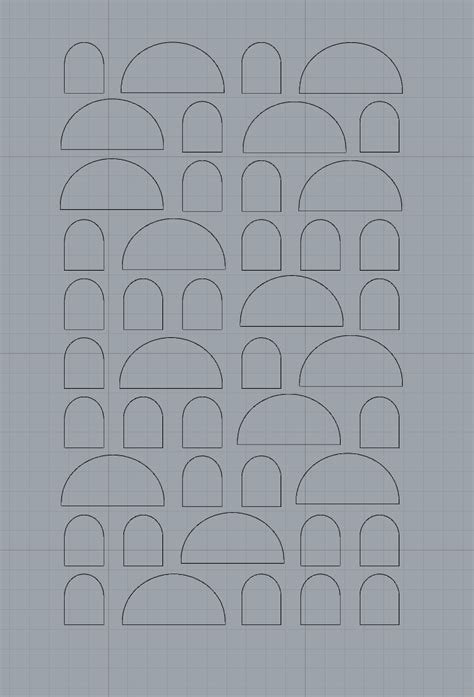 Grasshopper Randomly Populating A Rectangular Grid With Curves One