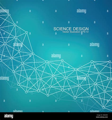 Structure Molecule Of Dna And Neurons Abstract Background Medicine Science And Technology