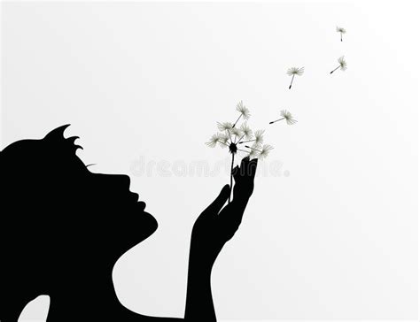 Blowing Dandelion Stock Vector Illustration Of Flying 8225142