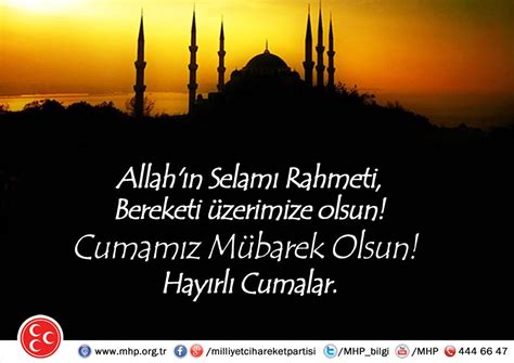 MHP on Twitter Allah ın Selamı Rahmeti Bereketi üzerimize olsun