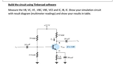 Solved Solve This Circuit Using Tinkercad Only Find These