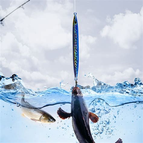 Señuelos Artificiales Luminosos Suministro De Pesca Simulación