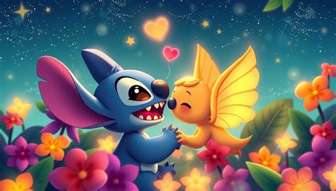 🔥 30 Stitch And Angel Couple Wallpapers Wallpapersafari