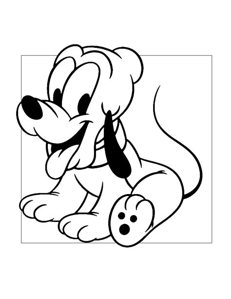 Mickey Mouse And Pluto Coloring Pages 2025