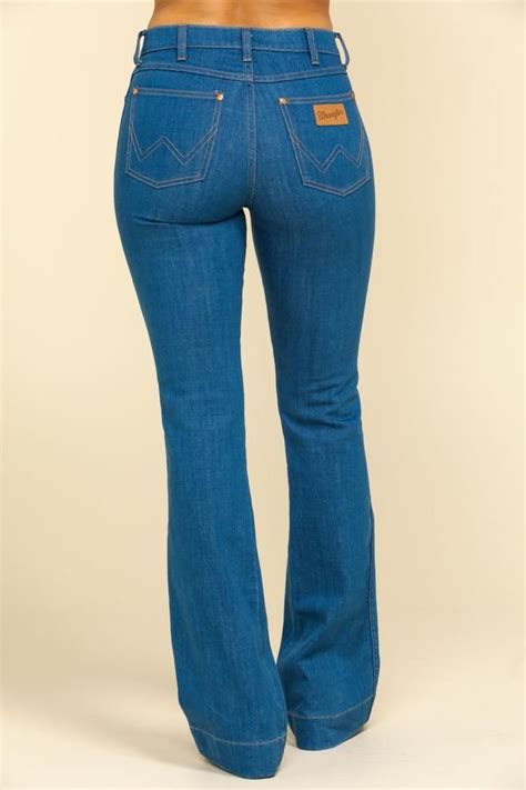 Wrangler Womens High Rise Lowdip Rinse Bootcut Jeans Wonderwest By