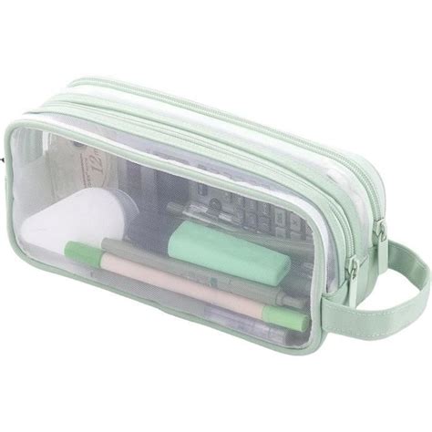 Trousses À Crayons Grande Trousse À Crayons Transparente Jolie Trousse Rangement Pour
