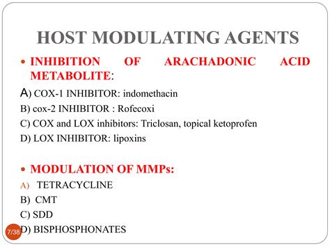 Host Modulation Therapy Pptx
