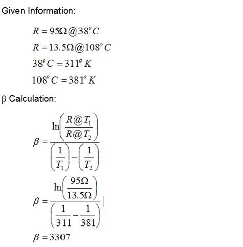 The Secret To Successful Thermistor Beta Calculations