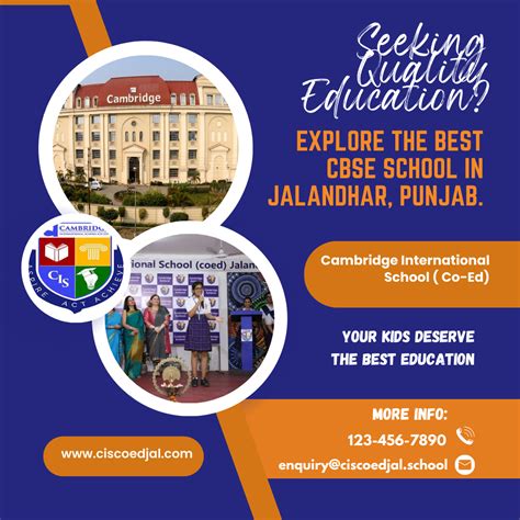 Cambridge International School Co Ed The Best School In Jalandhar