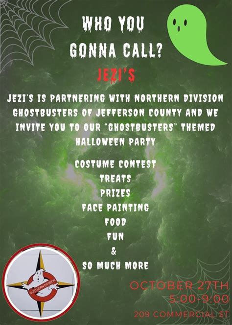 Ghostbusters Themed Halloween Party And Movie Night Jezis Theresa