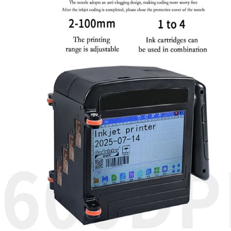 Dt T1000 Smart Handheld Inkjet Printer Large Character Intelligent