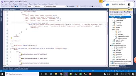 Generic Repository Pattern Net Core Mvc With Jquery Datatable Server Side Pagination Youtube