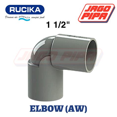Jual Rucika Elbow Aw 1 12 Inch Knee Knie Keni Siku Fitting Pvc 1 12