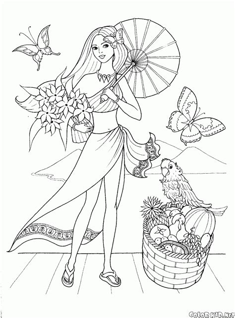 Disegni Da Colorare Ragazze Alla Moda