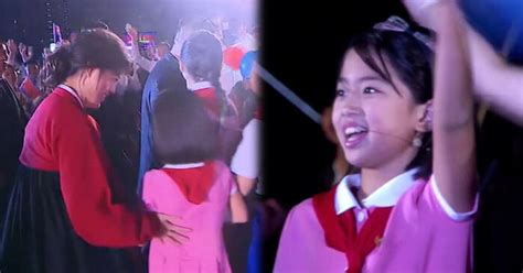 [영상] 리설주도 챙기는 어린 소녀 김정은 딸 주애 공연 무대 등장 사실은