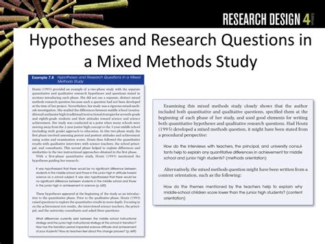 Qualitative Research Hypothesis Examples A Typical Example Of
