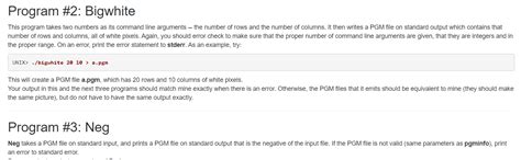 Program 1 Pgminfo Your First Pgm Program Should