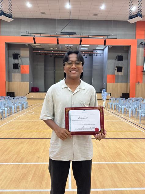 Deans List Award Ceremony 👨‍🎓 Muhammad Nabil Iman Bin Mahamad Yazid
