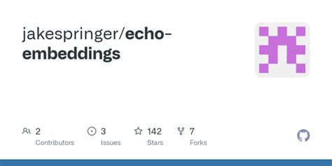 sentientmatters on linkedin github jakespringer echo embeddings