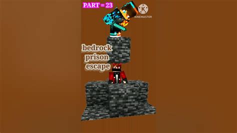 Bedrock Prison Escape 😱🤣🔥🔥🔥 Part 23 Shorts
