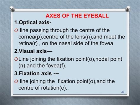 Optics Of Ocular Structure Pptx