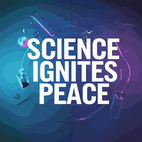 Science Ignites Peace Premium Ai Generated Vector
