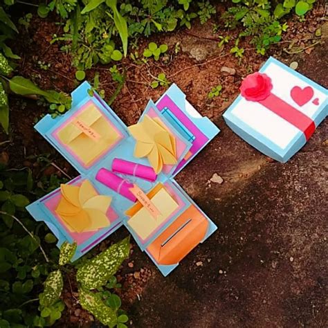 Exploding Greeting Box Handmade Ts