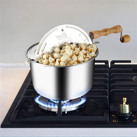 Great Northern Popcorn Stovetop Popcorn Maker 6oz Aluminum Popcorn